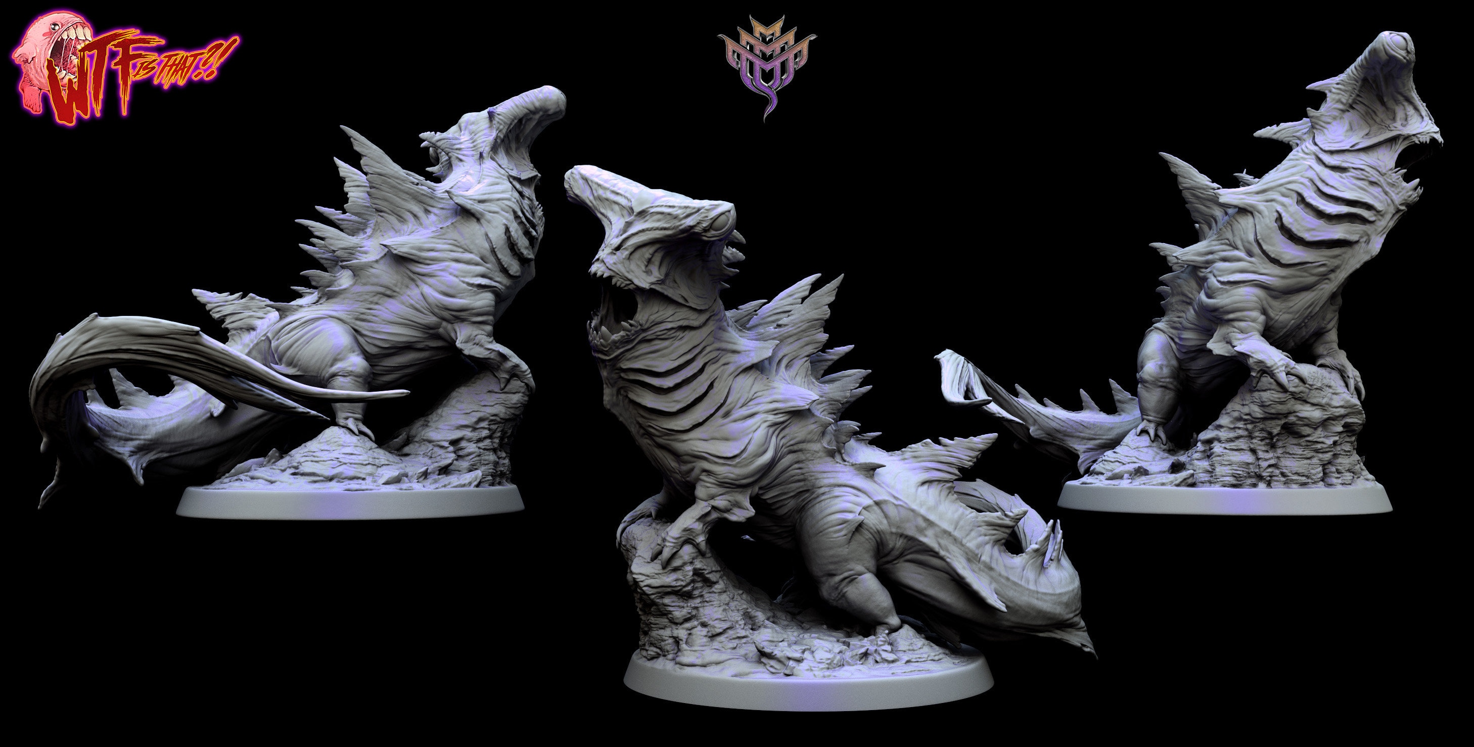 Maneater | Mini Monster Mayhem | Tabletop RPG | Miniature | Resin Print - Etsy