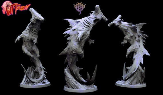 Maneater Mini Monster Mayhem Tabletop RPG Miniature - Etsy