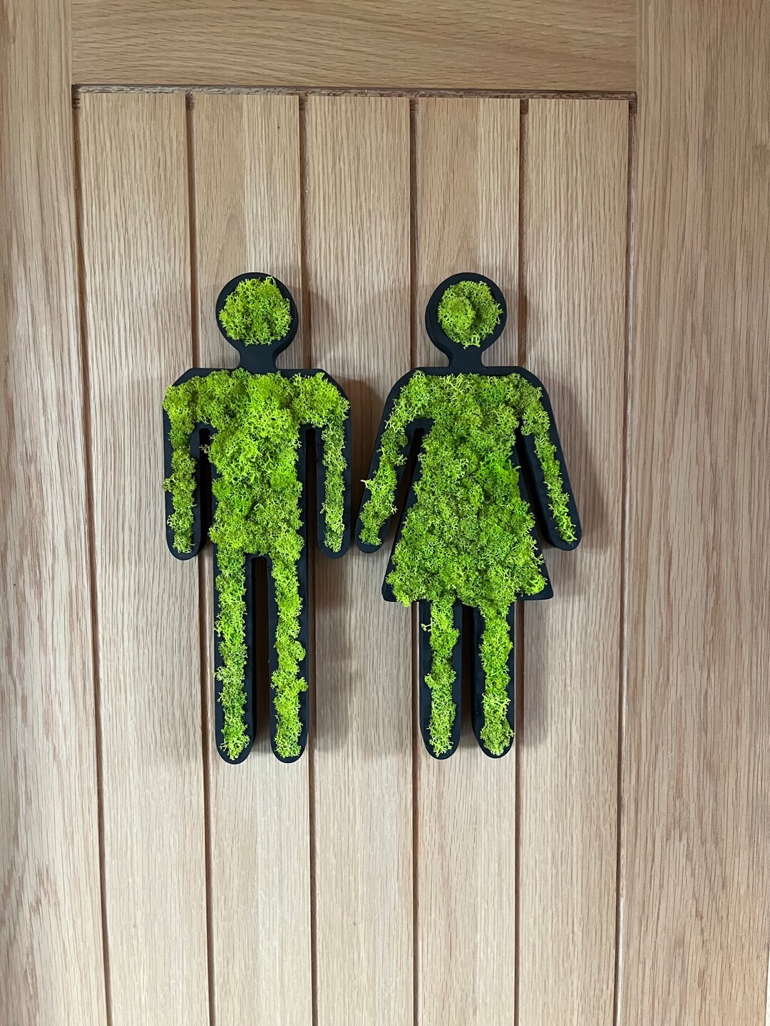Moss WC Sign, Toilet Icons, Toilet Sign, Moss People, Nonbinary Sign ...