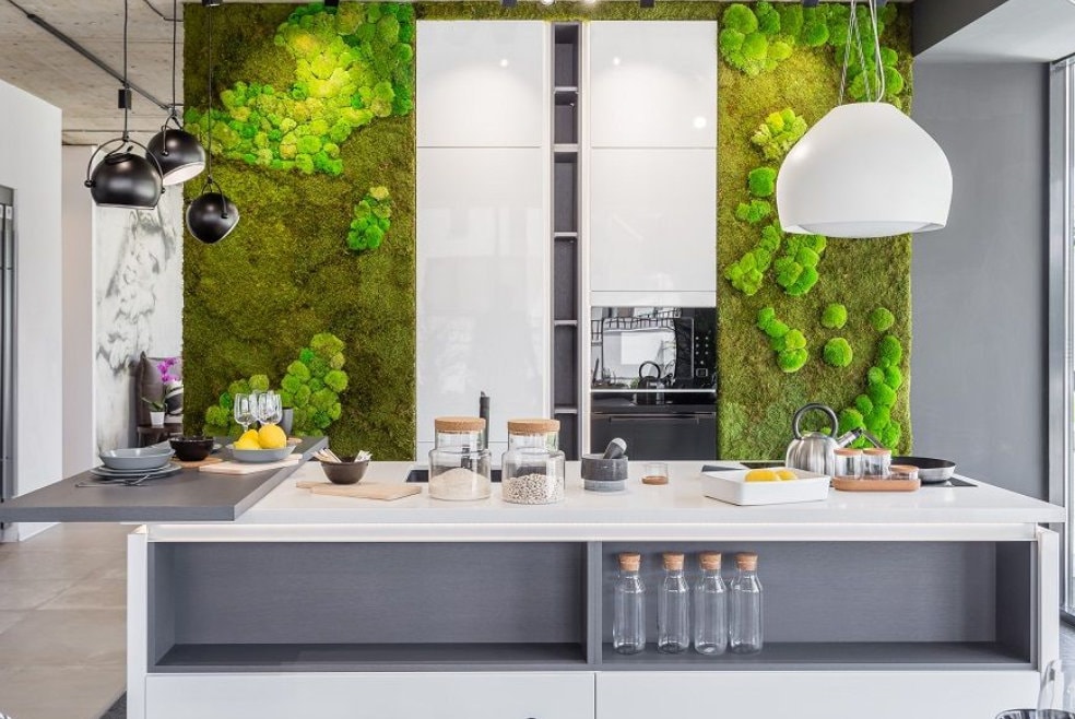 Mixed Moss Picture, Moss Square, Moss Rectangle, Moss Art, Moss Wall ...