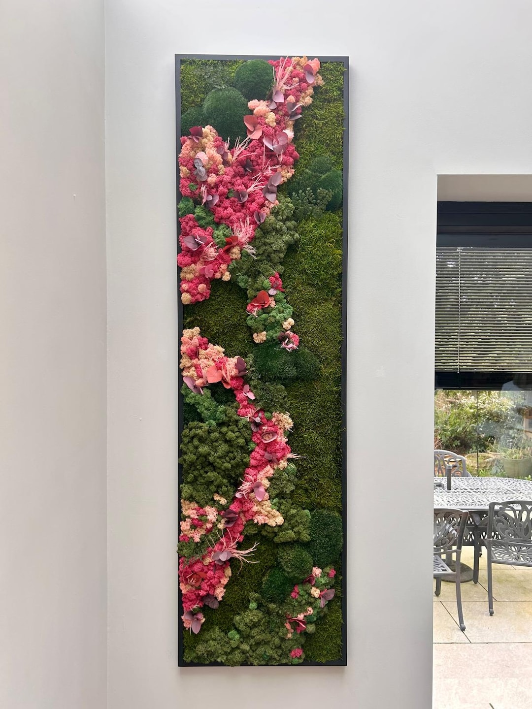 Colourful Moss Art, Moss Picture, Colourful Preserved Moss Wall ...