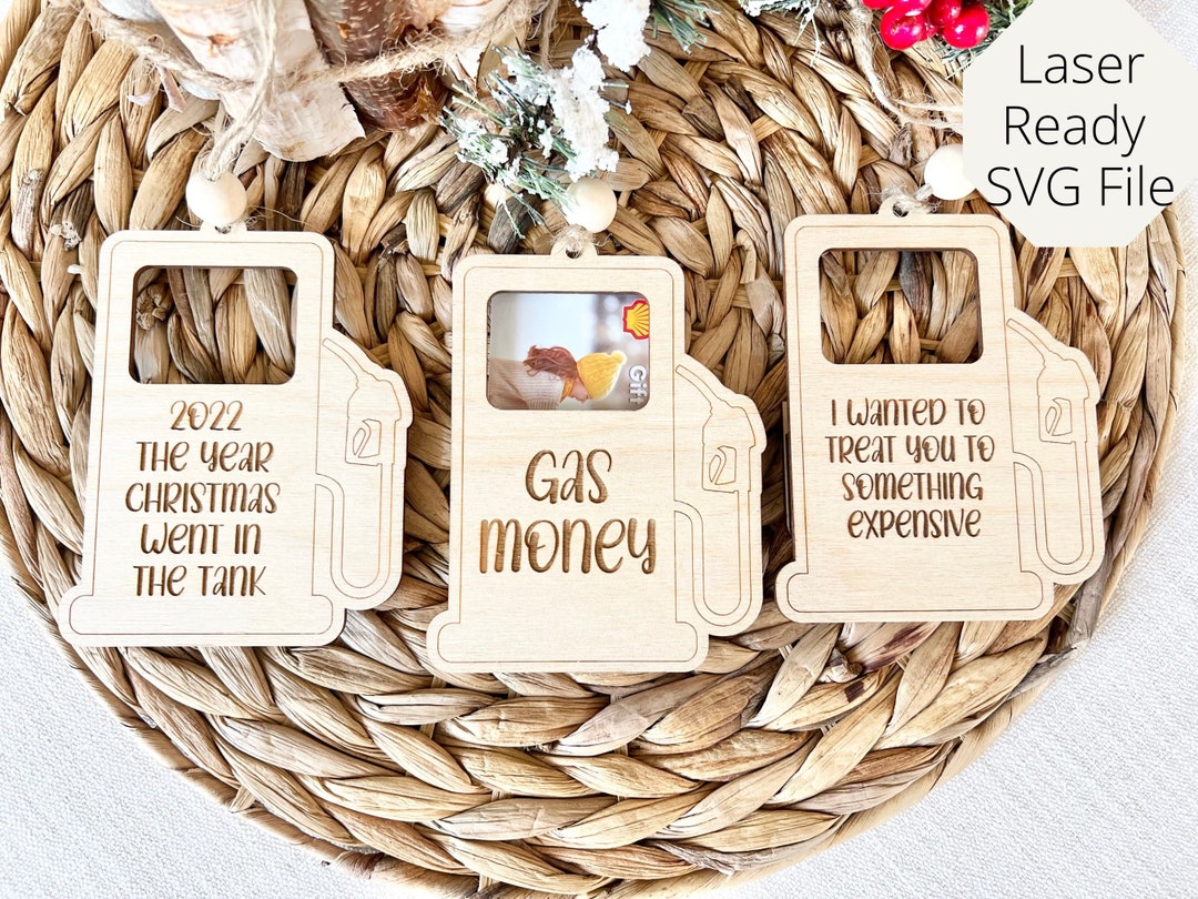Gas Gift Card Holder Laser File, Gift Card Holder SVG, Laser File ...