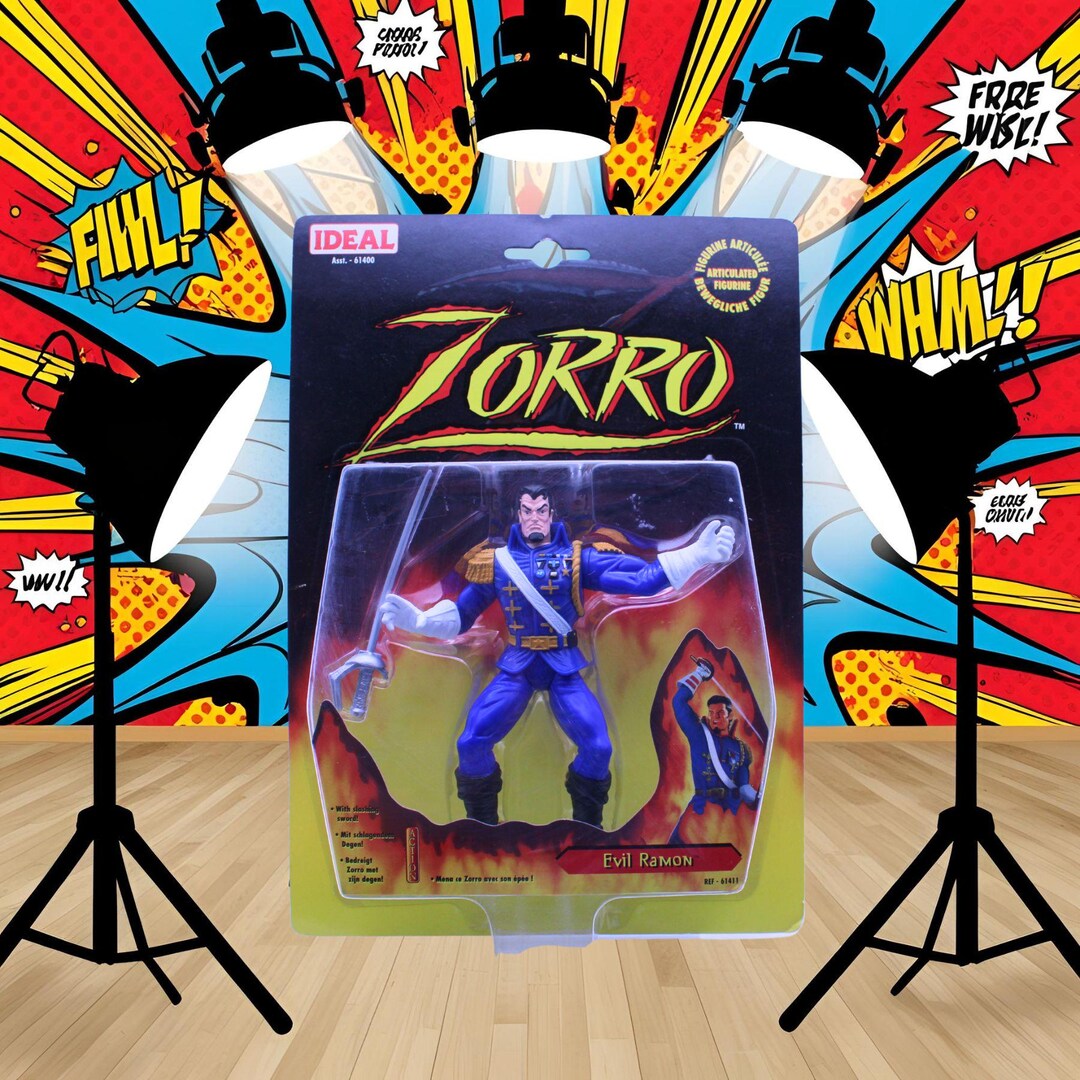 Zorro Action Figure "evil Ramon" From Playmates - Etsy