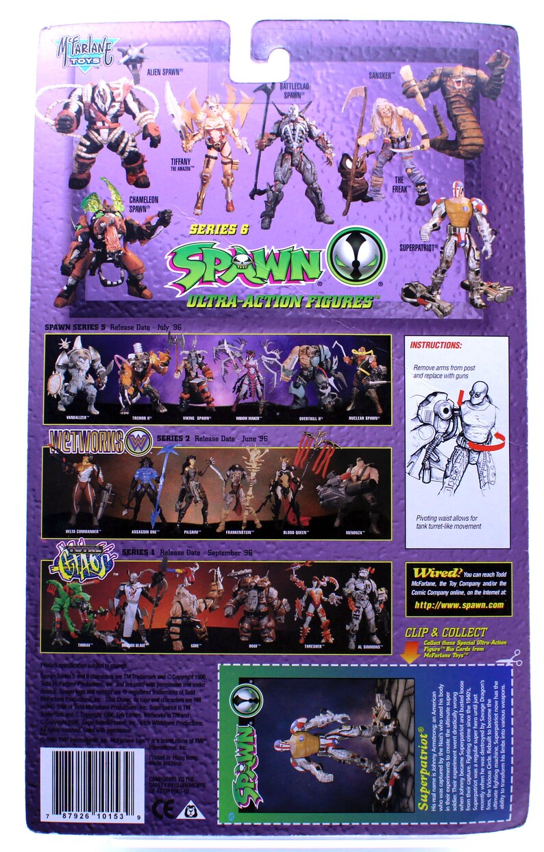 Todd Mcfarlane's Spawn Ultra-action Figures Series 6: Super Patriot by ...