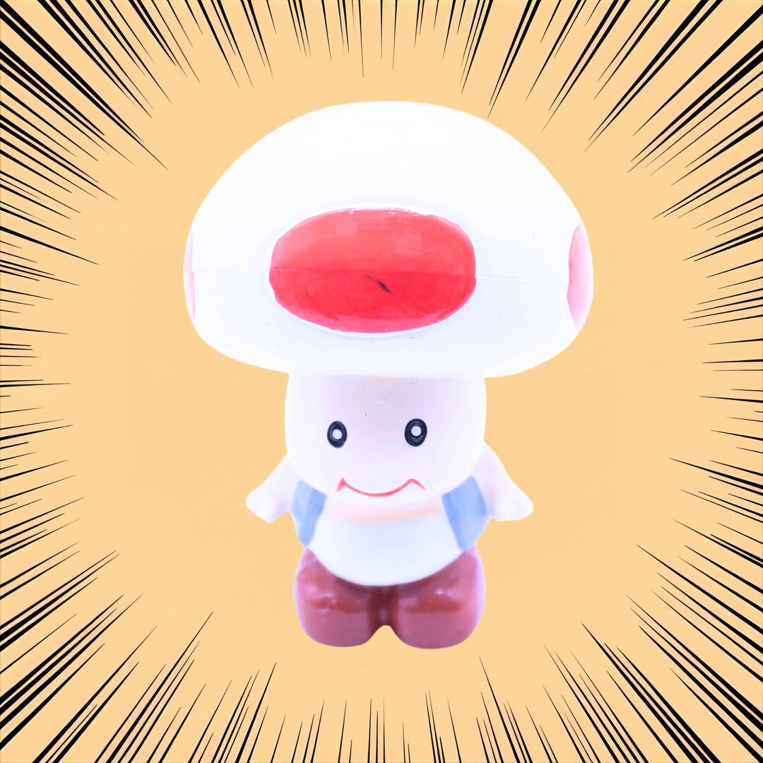 Super Mario Plastic (hard Plastic) Figure "toad" by Nintendo (1994) - Etsy