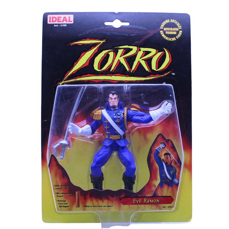 Zorro Action Figure "evil Ramon" From Playmates - Etsy