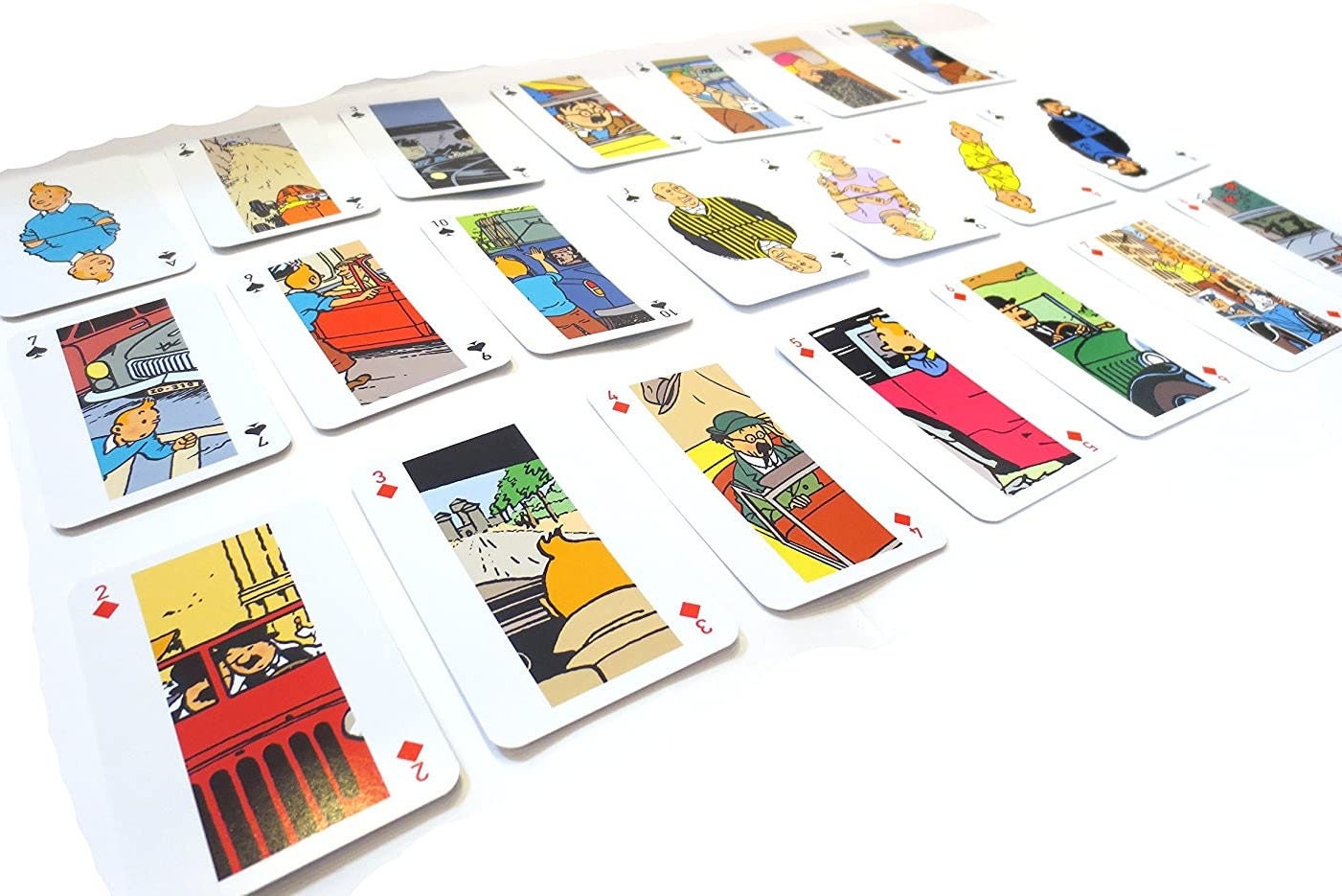 Tintin Playing Cards Set 48 Sheets French Motif - Etsy