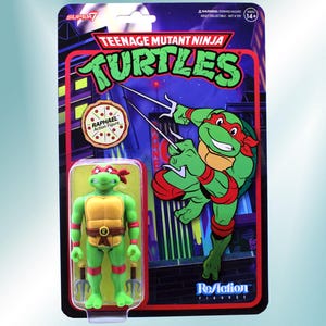 Teenage Mutant Ninja Turtles Reaction Retro Action Figure Raphael - Etsy