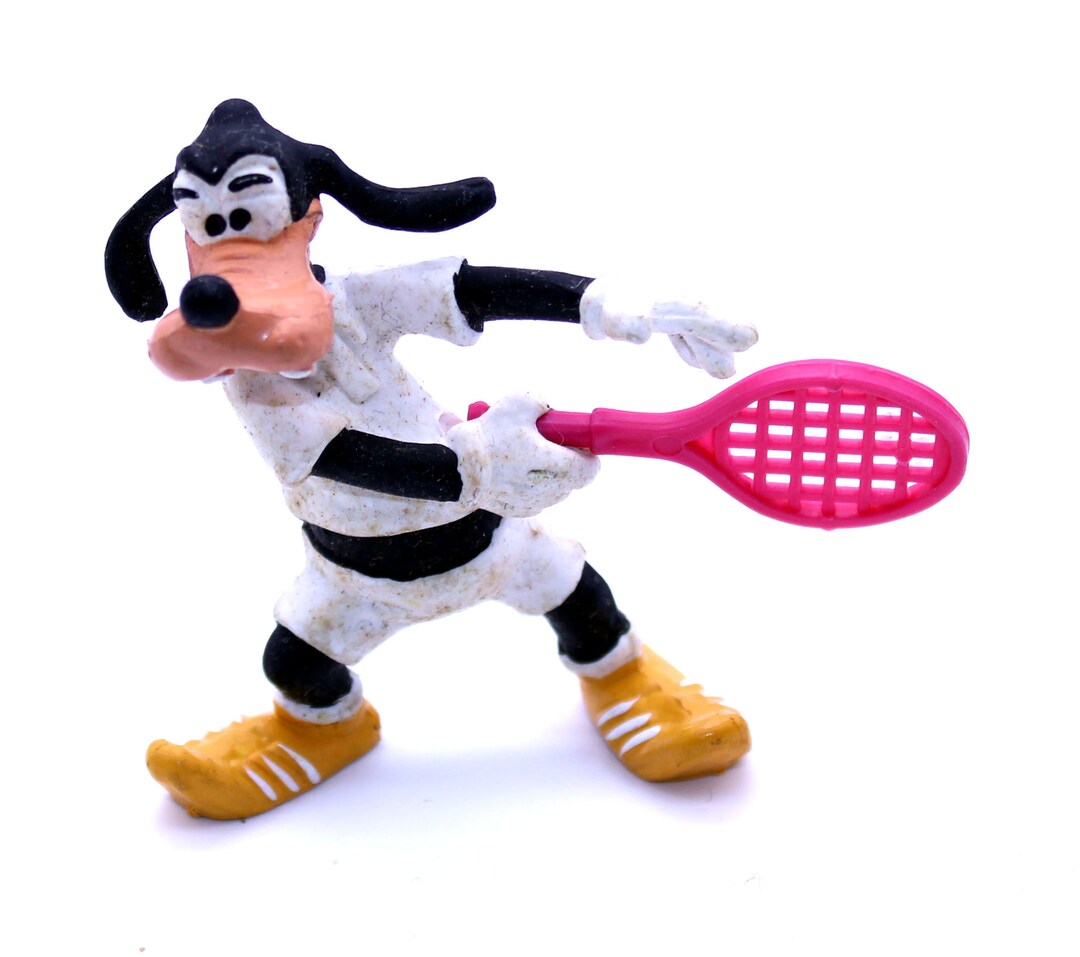 Disney Goofy Sports Plastic Figure Goofy as a Tennis Player From ...