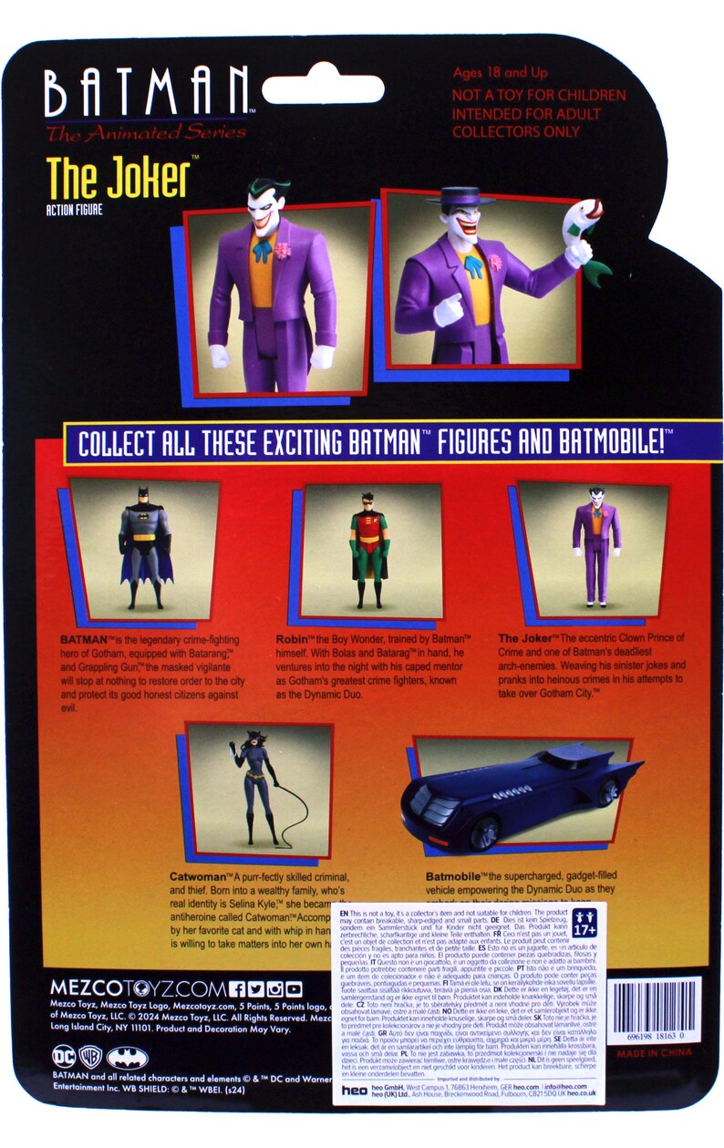 DC Batman the Animated Series 5 Points Action Figure the Joker - Etsy