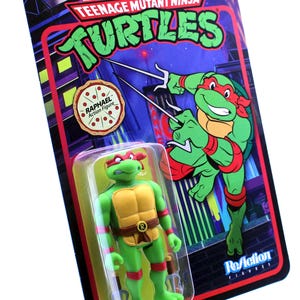 Teenage Mutant Ninja Turtles Reaction Retro Action Figure Raphael - Etsy