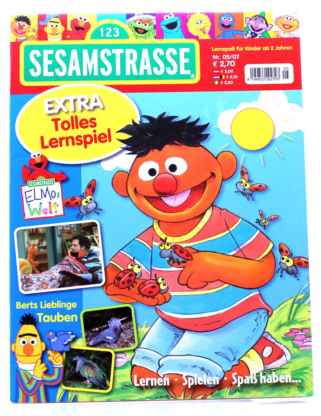 123 Sesame Street Magazine - Learn, Play, Have Fun No. 5 by Panini - Etsy