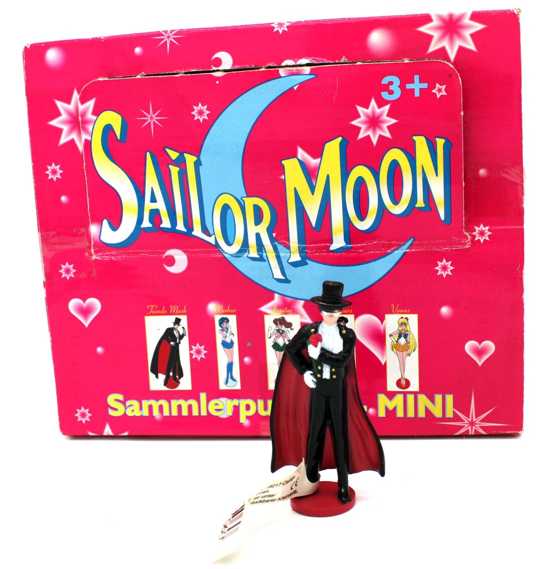 Sailor Moon Collector's Doll Mini plastic Figure Tuxedo Mask by IGEL - Etsy