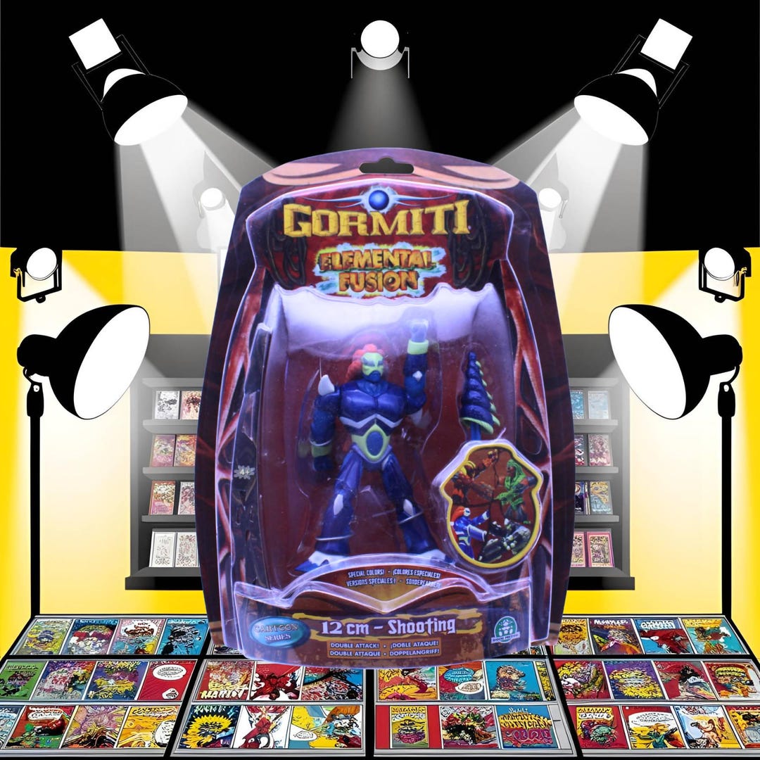Gormiti Elemental Fusion Action Figure "toby – Thrower of Sharp Shells ...