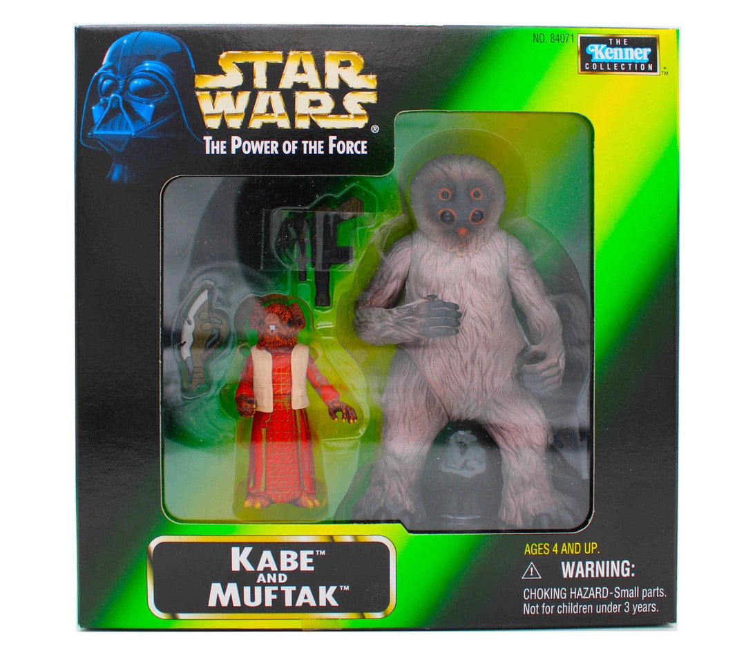 Star Wars the Power of the Force Kabe and Muftak Toy Figures - Etsy