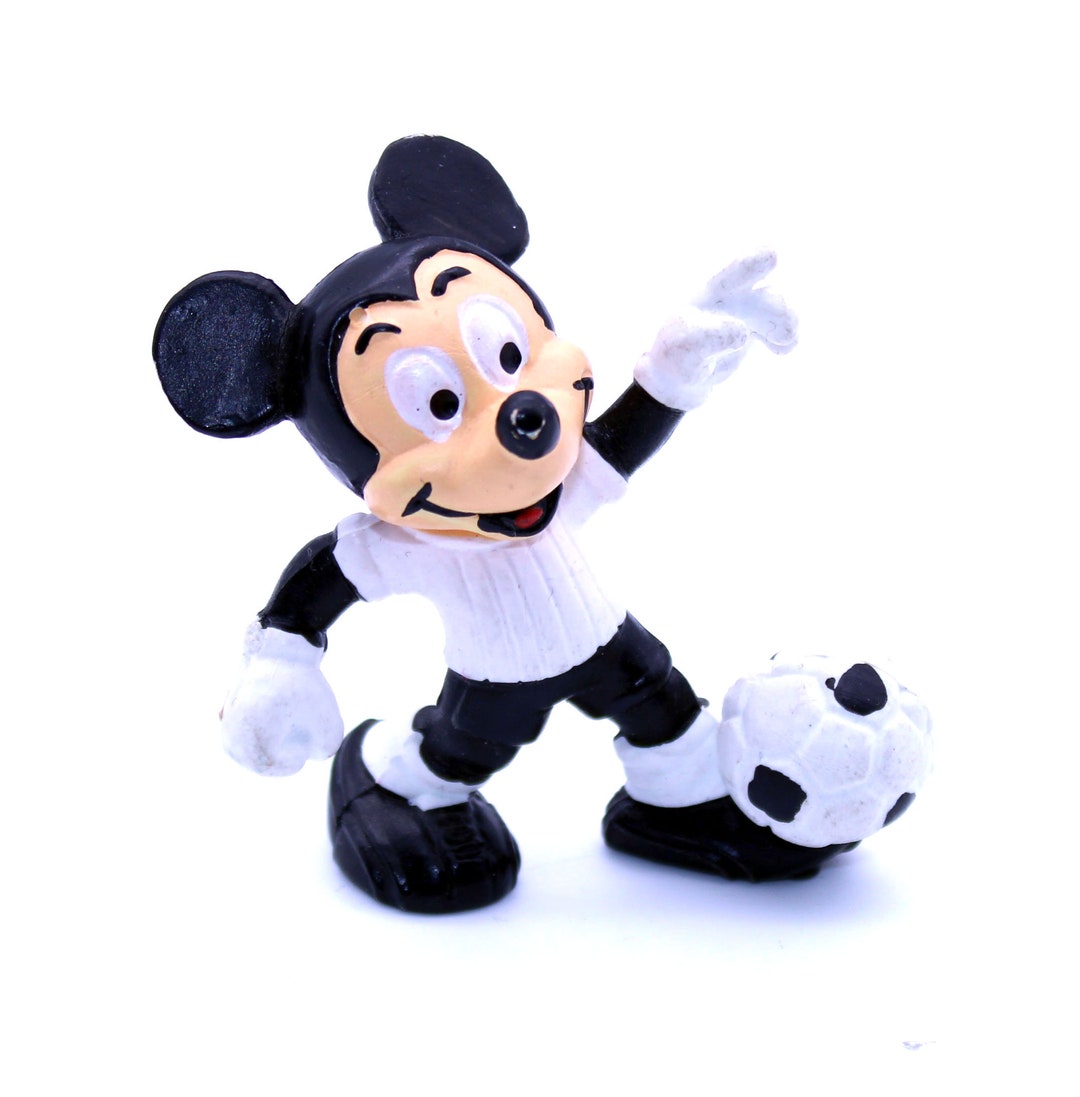 Disney Mickey Mouse Figure in Football Jersey From Bullyland - Etsy