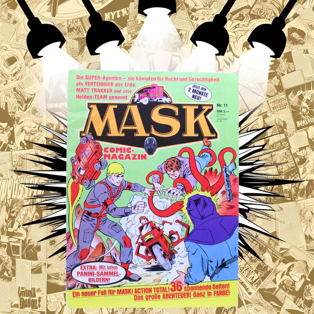 MASK Comic Magazine No. 11 (1989): Dangerous Shadows by Interpart - Etsy