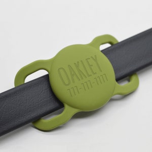 AirTag Pet Collar Holder | Dog Collar Air Tag Case | Dog ID Name Tag ...