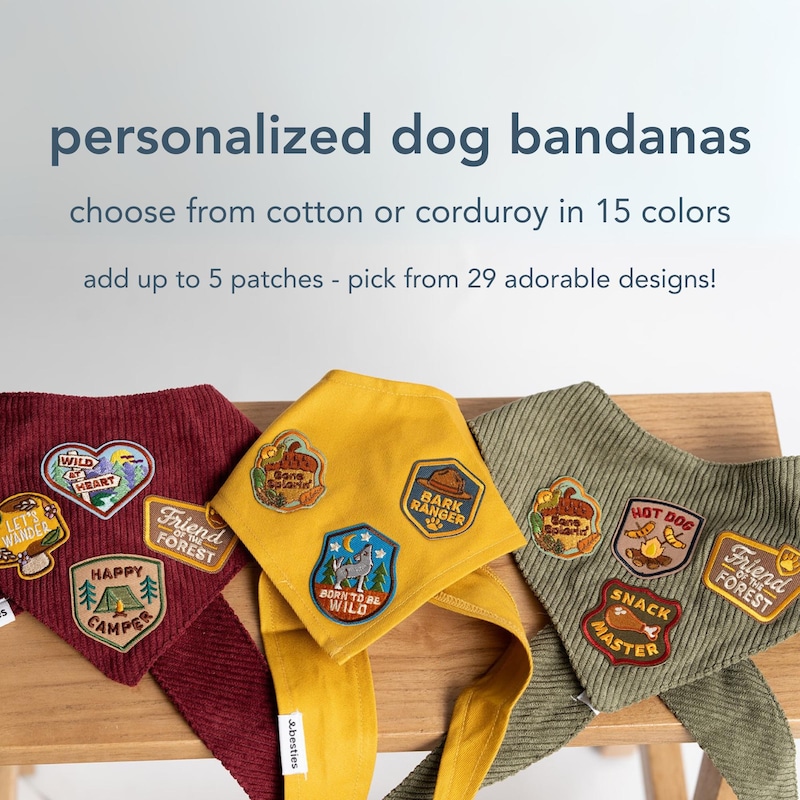 Dog Bandanas for Patches - Etsy