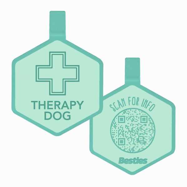 Therapy Dog Tag - Etsy