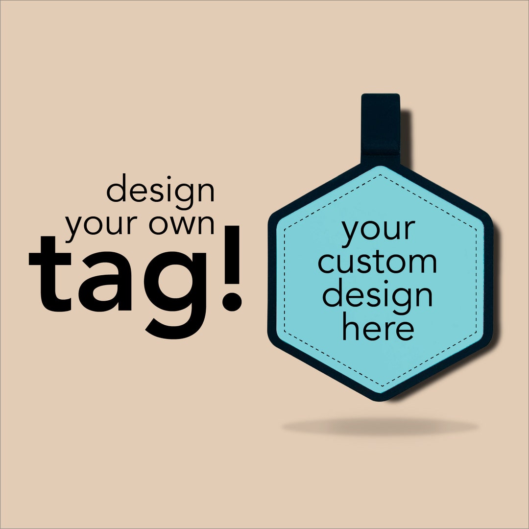 Mini Custom Design Dog Tag | Silicone Dog ID | Silent Dog ID | Engraved ...