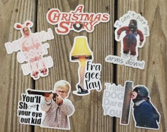 A Christmas Story - Leg Lamp Vinyl Sticker - Etsy