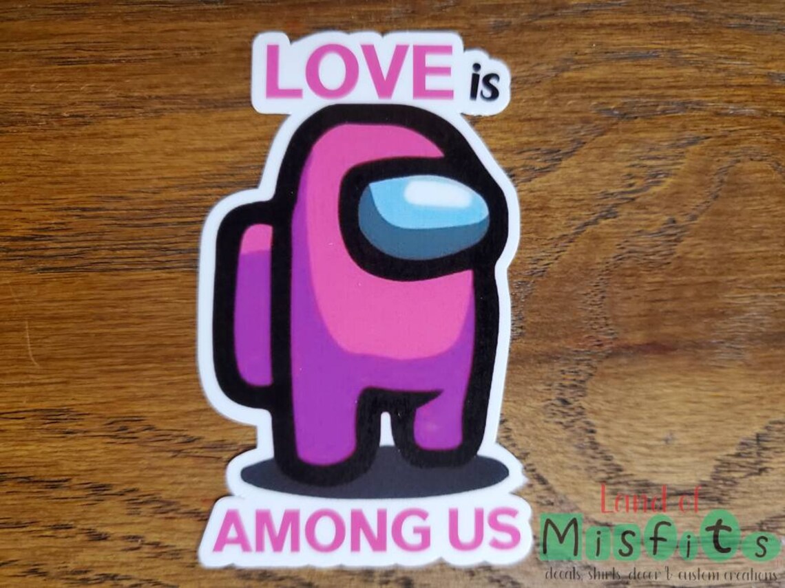 Among Us Valentine Stickers - Etsy