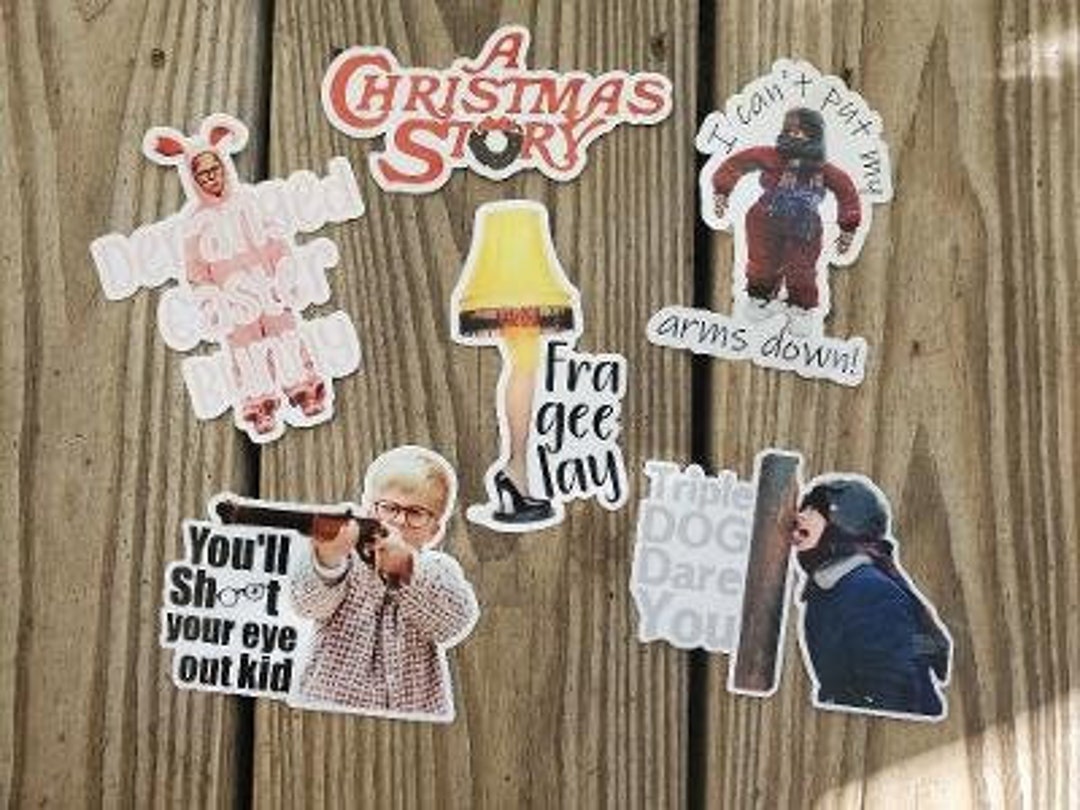 A Christmas Story Stickers Set 1 - Etsy