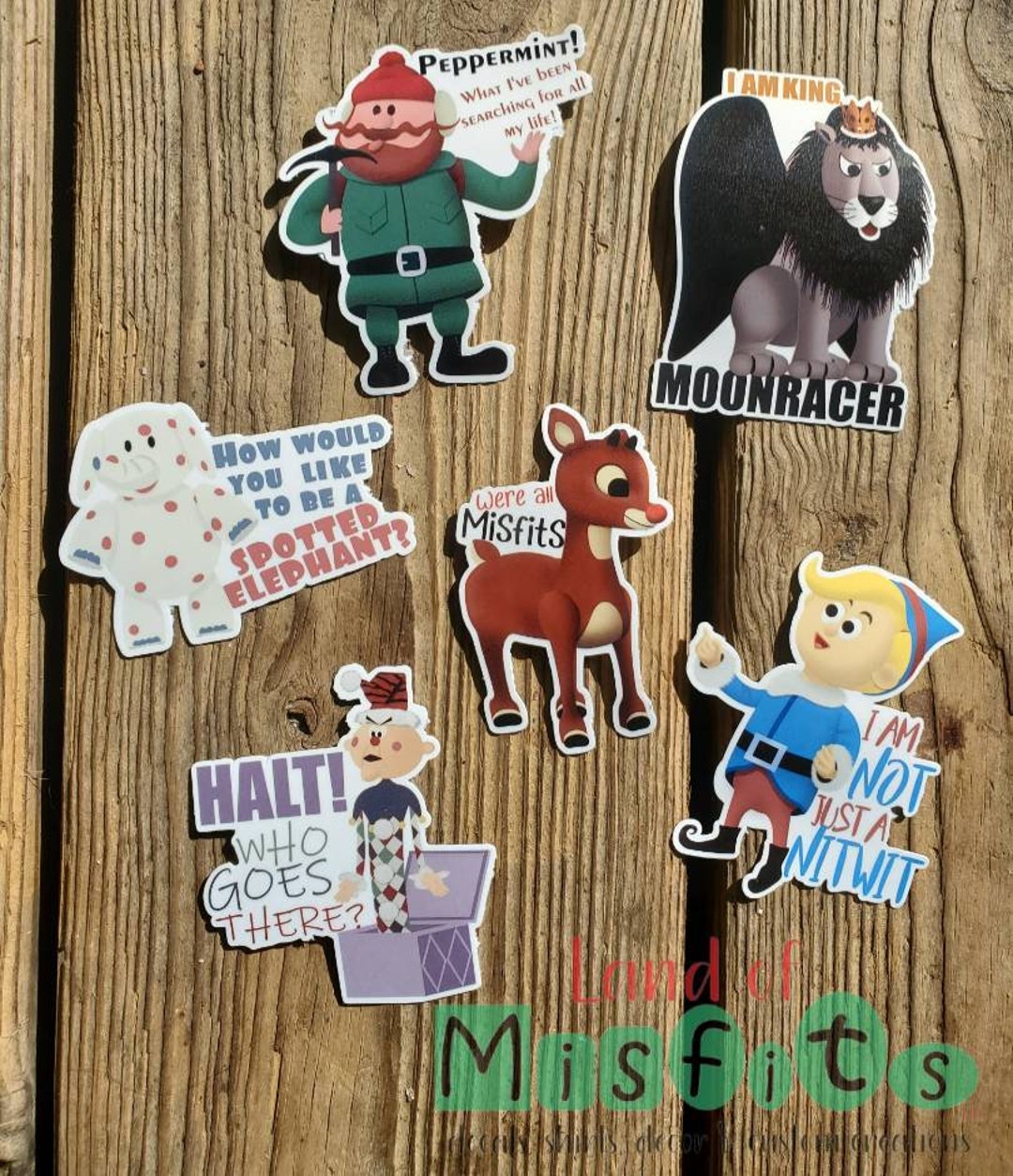 Misfit Toy Stickers - Etsy