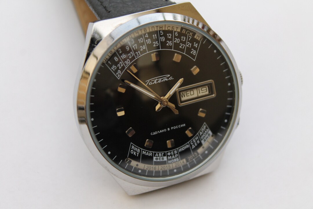 RAKETA Perpetual Calendar-nos-russia - Etsy
