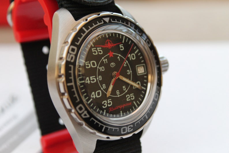 Vostok PILOT Komandirskie K02-automatic-military Diver - Etsy