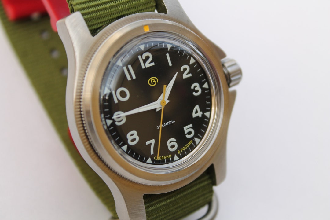 Vostok PILOT Komandirskie PILOT K18-automatic-military Diver Watch ...