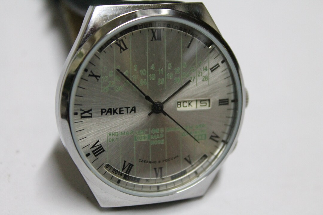 RAKETA Perpetual Calendar-nos-russia - Etsy