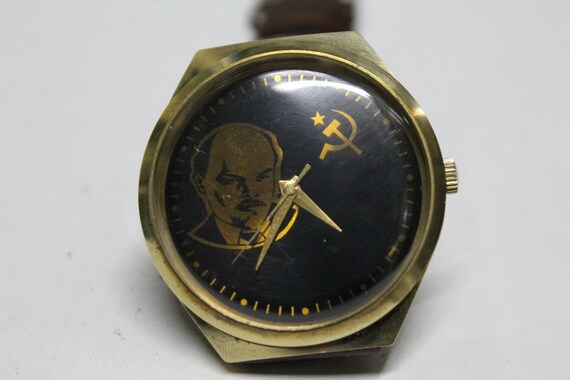 Soviet Raketa LENIN-Hammer-Sicle- Mechanical Watch - … - Gem