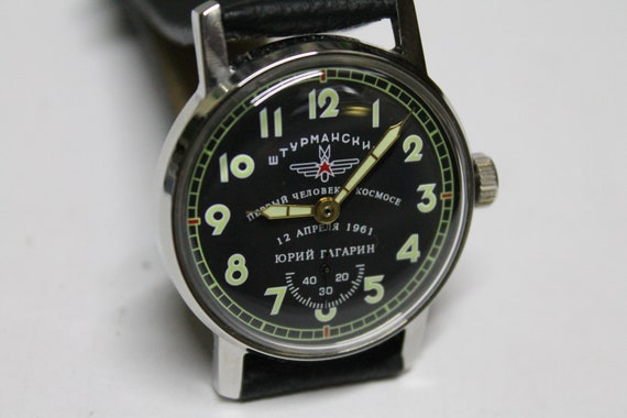 SZTURMANSKIE-GAGARIN-Cccp-Russia-military watch-NOS - Gem
