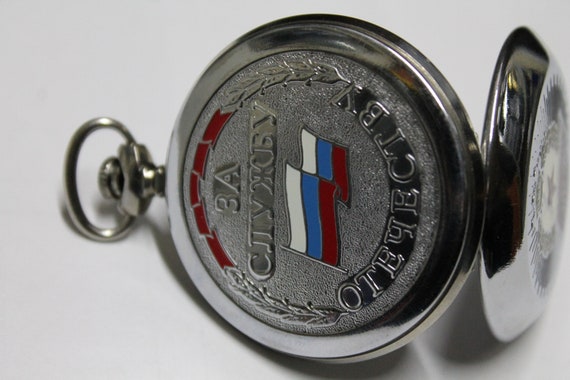 MOLNIJA-Vintage Soviet Russia POCKET WATCH - Gem