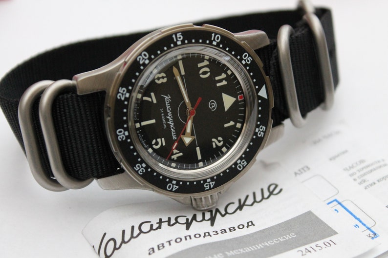 Vostok PILOT Komandirskie K18-automatic-military Diver - Etsy