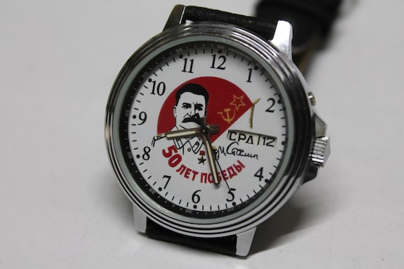 Russian Watch SLAVA STALIN Mechanical Watch 21 jewels… - Gem