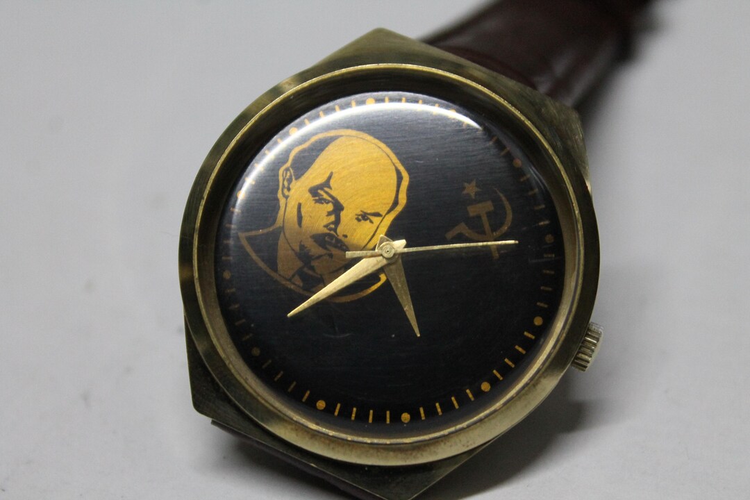 Soviet Raketa Lenin-hammer-sicle Mechanical Watch Vintage Unique USSR ...