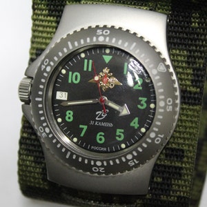Military Vostok-ratnik-amfibia Automatic Watch-russian Armii-amncz-3 ...