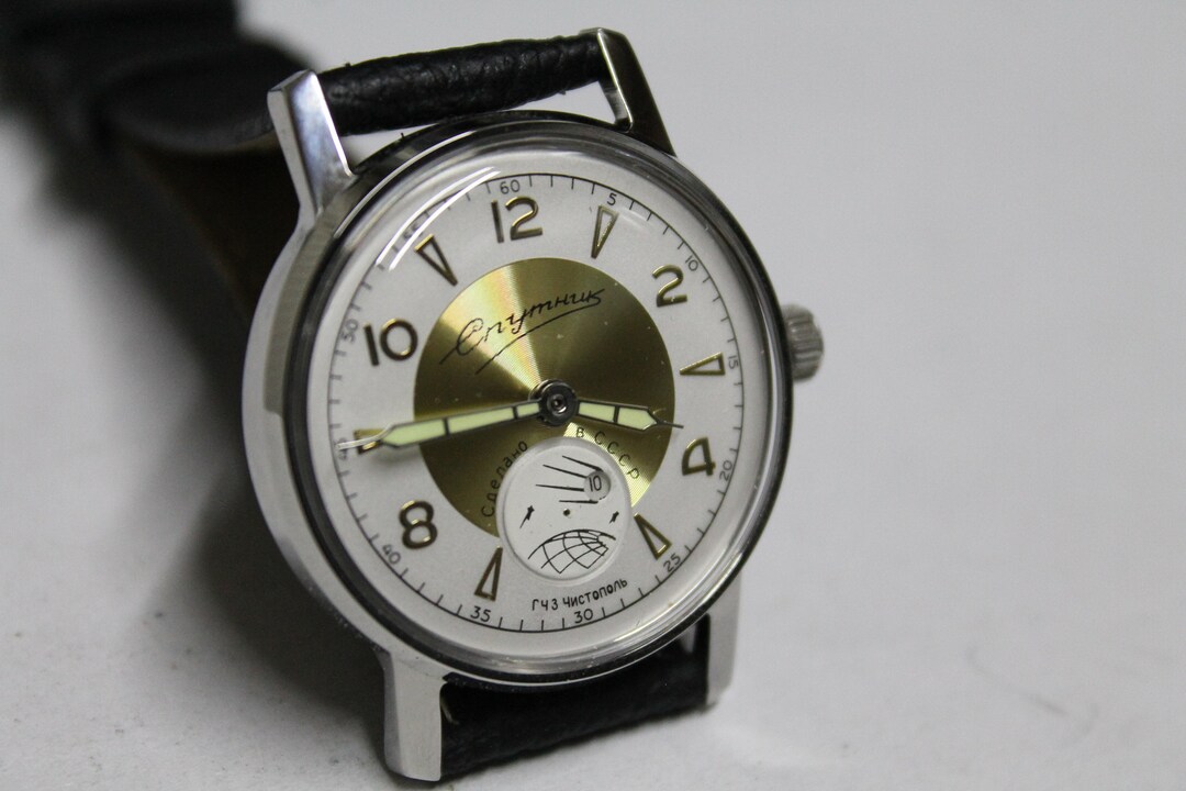Sputnik-gagarin-cccp-russia-military Watch-nos - Etsy