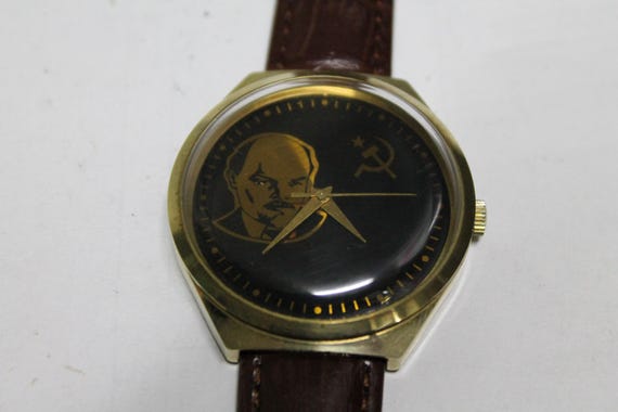 Soviet Raketa LENIN-Hammer-Sicle- Mechanical Watch - … - Gem