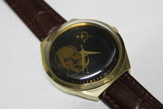 Soviet Raketa LENIN-Hammer-Sicle- Mechanical Watch - … - Gem