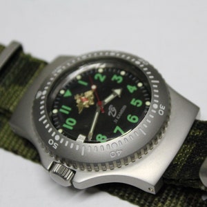 Military Vostok-ratnik-amfibia- Automatic Watch-russian Armii-amncz-3 ...