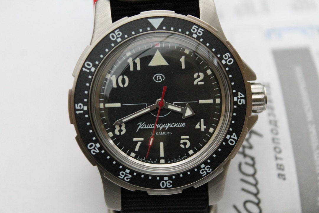 Vostok PILOT Komandirskie K18-automatic-military Diver Watch-soviet ...