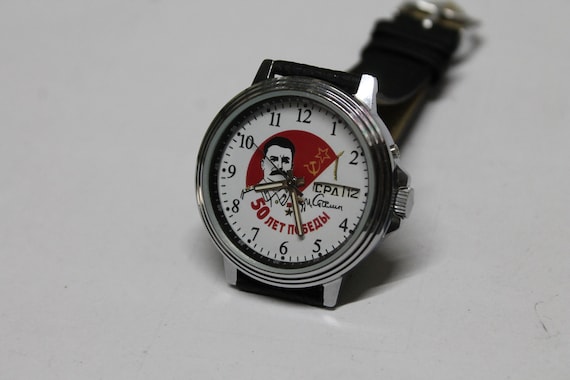 Russian Watch SLAVA STALIN Mechanical Watch 21 jewels… - Gem