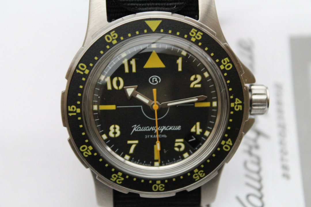 Vostok PILOT Komandirskie K18-automatic-military Diver Watch-soviet ...