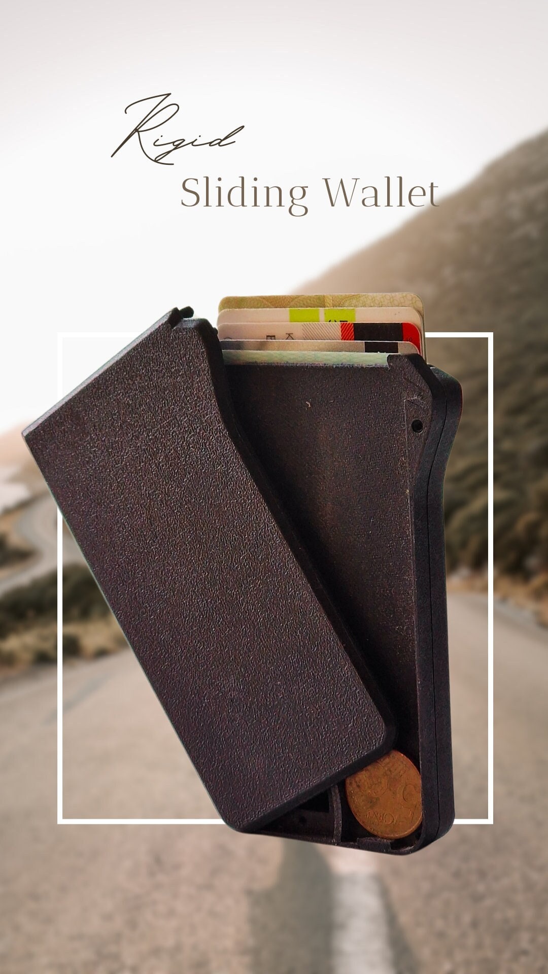 Rigid Sliding Wallet Innovative Wallet With Magic Card Mechanism ...