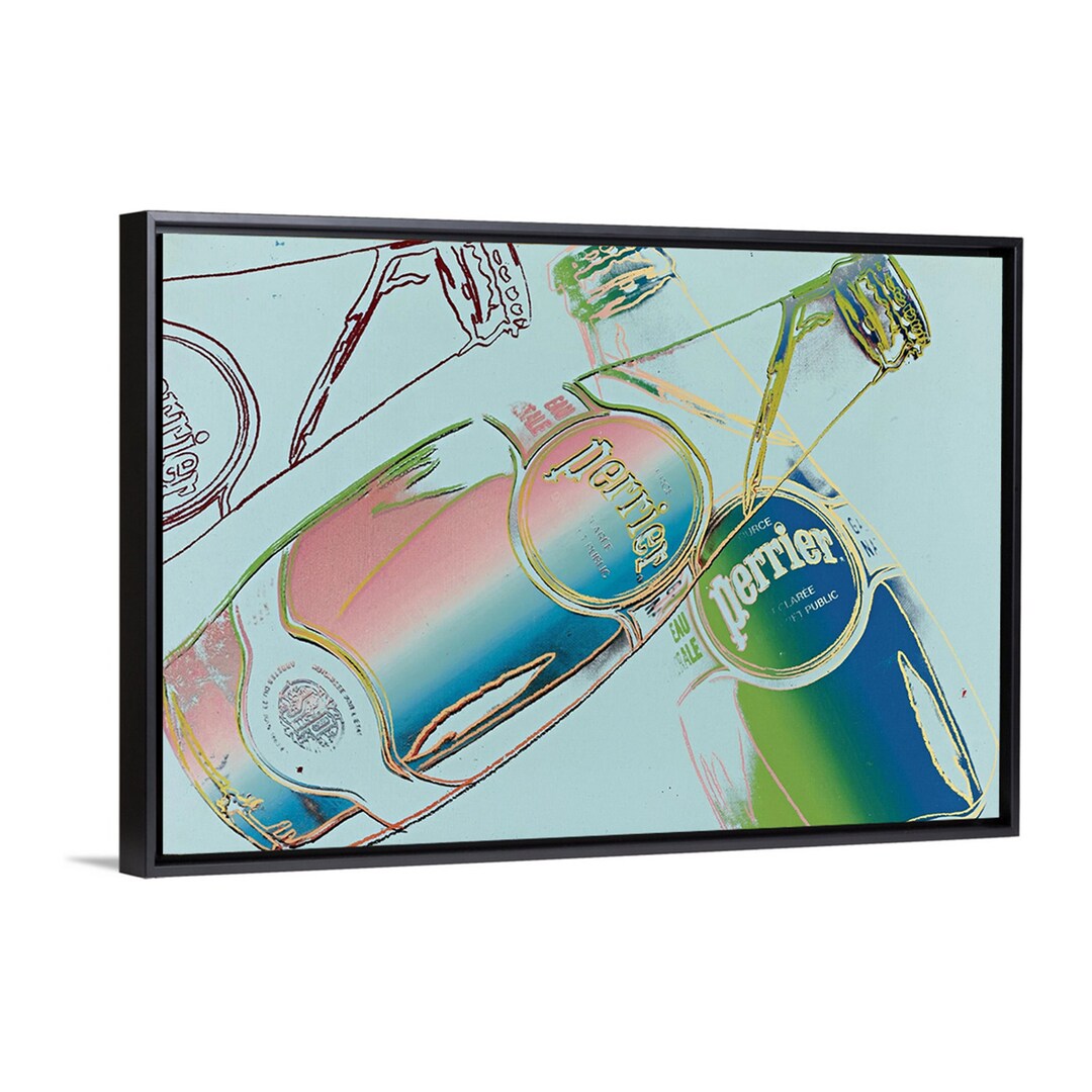 Andy Warhol Wall Art | P. Bottles 1 Artwork | Fine Art Printed | Canvas ...