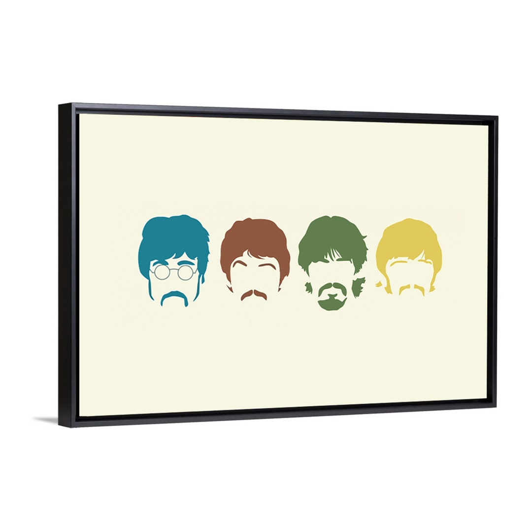 Art Prints on Poster or Framed Canvas the Beatles Pop Art - Coolart ...
